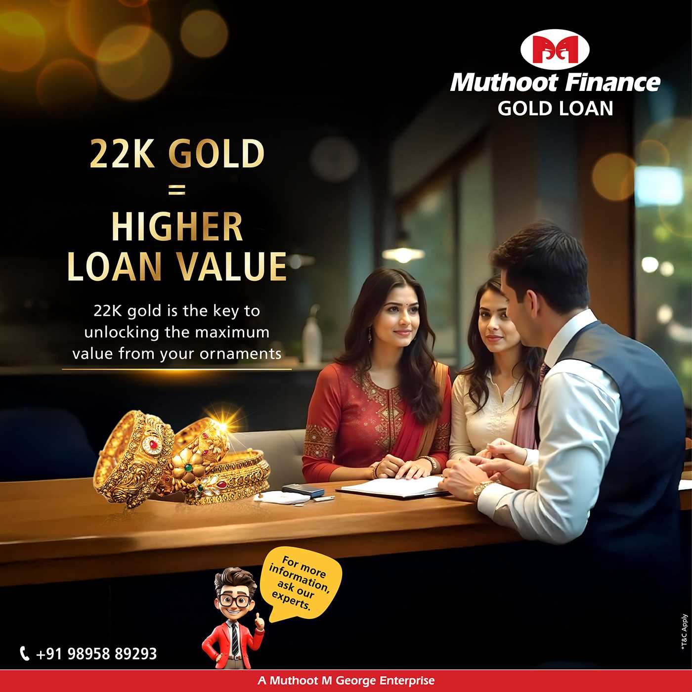 Gold Loan Services in and near Himayat Naga, Hyderabad | Muthoot Finance